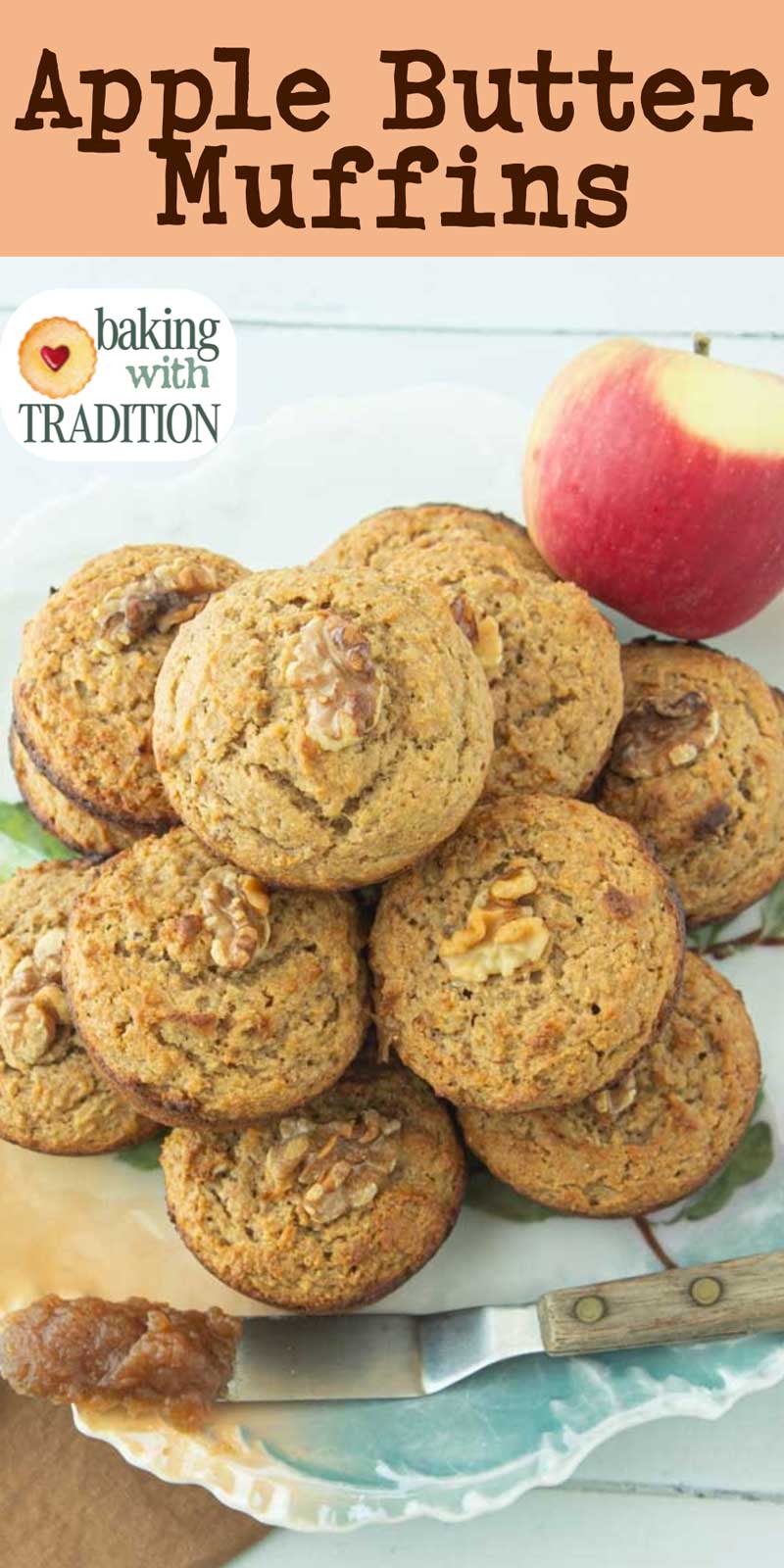 Apple Butter Muffins with walnuts: your new favorite - Baking with ...