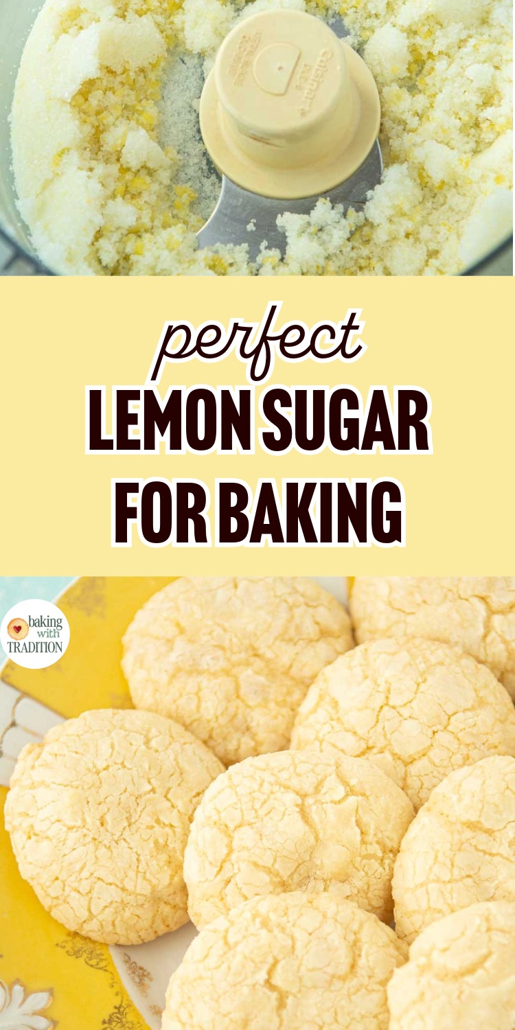 Homemade Lemon Sugar is the easy hack for getting more lemon flavor ...